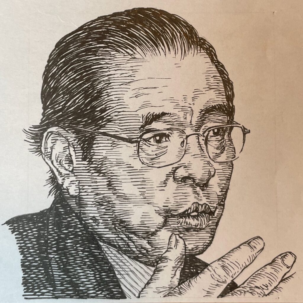 【経営者の部屋|武井保雄】昭和時代編.31 - フリーイラストポートレートと歴史の停車場いらすとすてーしょん