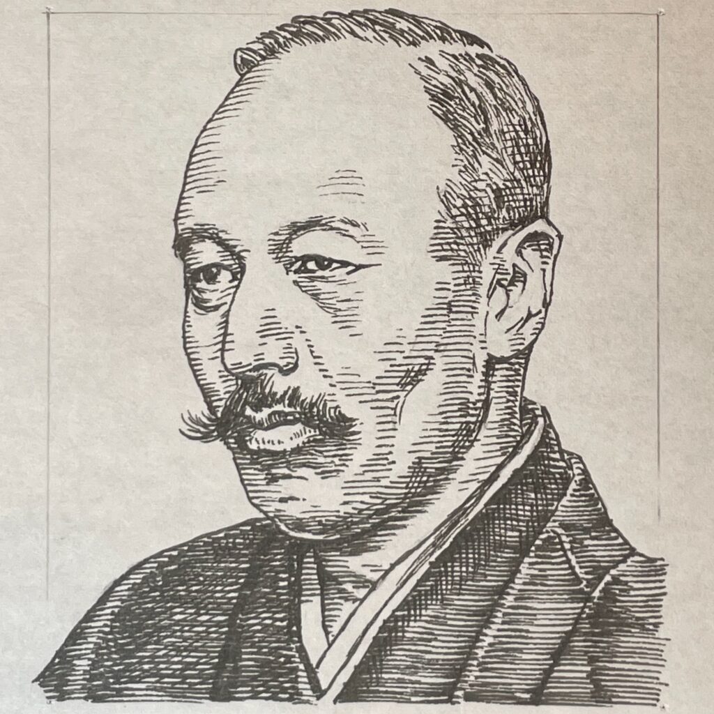 【文学の部屋|森 鷗外】明治時代編.3 - フリーイラストポートレートと歴史の停車場いらすとすてーしょん